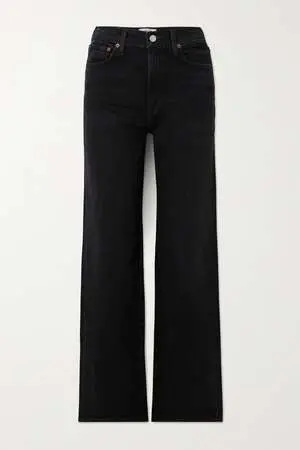 AGOLDE Net Sustain Harper Mid-rise Straight-leg Organic Jeans