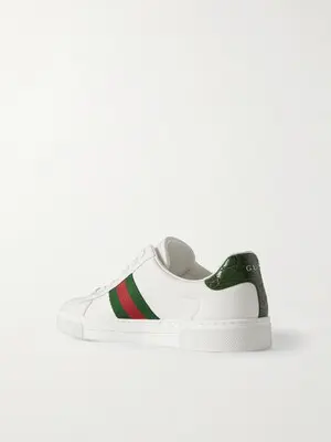 Gucci Ace Leather Sneakers