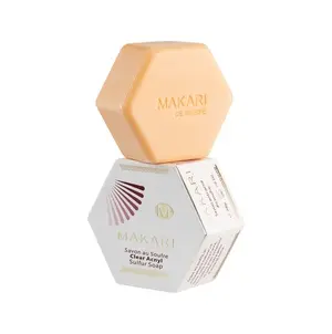 MAKARI Clear Acnyl Sulfur Soap 7oz - Multi Color Bottle
