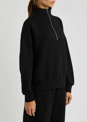 Varley Hawley Half-zip Sweatshirt - Black