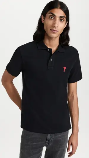 AMI Paris De Coeur Polo Shirt