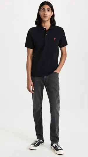 AMI Paris De Coeur Polo Shirt