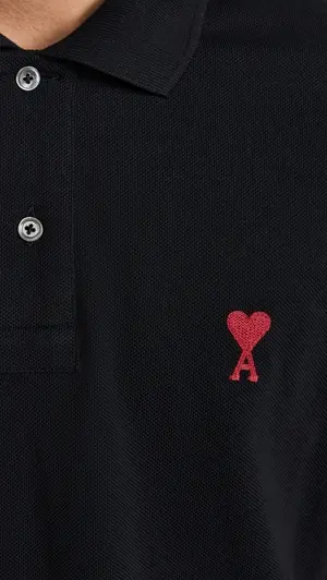 AMI Paris De Coeur Polo Shirt