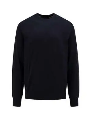 BOSS Virgin Wool Sweater Blue