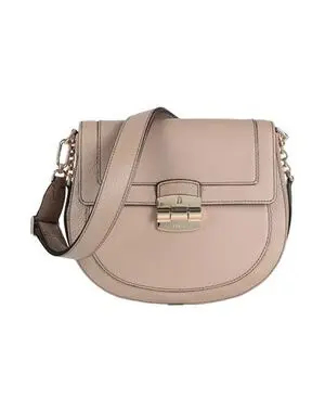 Furla Saddle Bag In Calfskin Beige