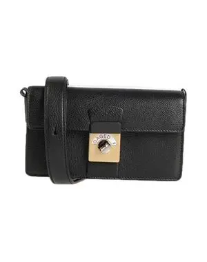 MAISON MARGIELA Goat Skin And Cotton Cross-body Bag - Black