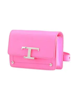 TOD'S Leather Belt Bag With Appliqués - Pink