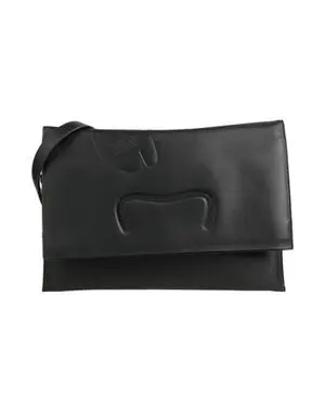 MAISON MARGIELA Cross-body Bag In Leather With Logo - Black