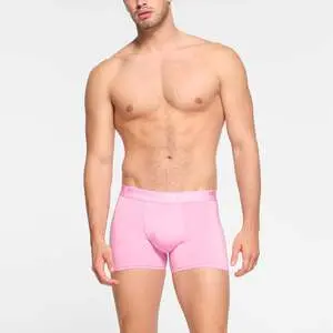 SKIMS Stretch Mens 3 Inch Boxer Brief Bubble Gum