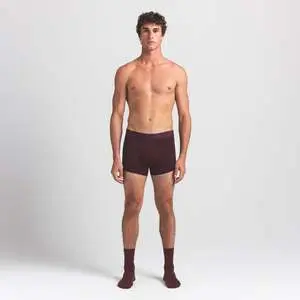 SKIMS Mens 3" Boxer Brief | Purple | Small | Stretch Currant