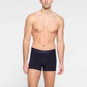 SKIMS Stretch Mens 3 Inch Boxer Brief Midnight Blue