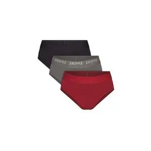 SKIMS Stretch Mens Brief 3 Pack Brick Multi
