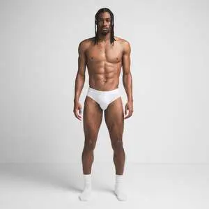 SKIMS Brief | Red | Small | Stretch - Chalk