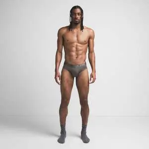 SKIMS Stretch Mens Brief Gunmetal