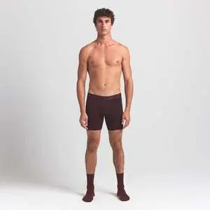 SKIMS Mens 5" Boxer Brief | Red | Xs | Stretch Currant