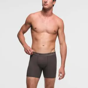 SKIMS Stretch Mens 5 Inch Boxer Brief Iron