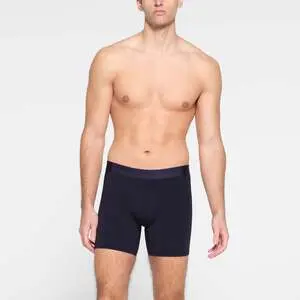 SKIMS Stretch Mens 5 Inch Boxer Brief Midnight Blue