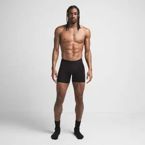 SKIMS 5" Boxer Brief | Red | | Stretch - Obsidian