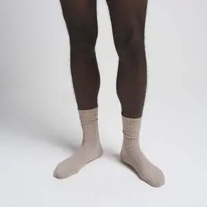 SKIMS Tube Crew Sock 3-Pack Stone Multi