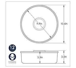 NORDICWARE Colors Tube Cake Pan