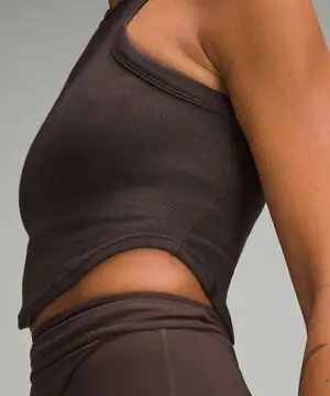 Lululemon Hold Tight Cropped Tank Top - Espresso