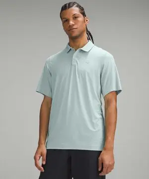 Lululemon Logo Sport Polo Short Sleeve Frosted Jade
