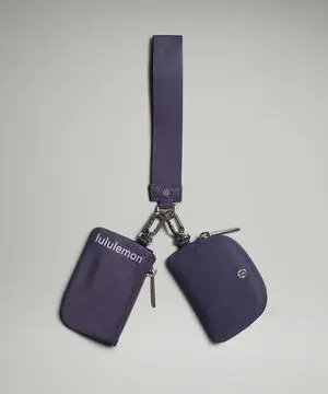 Lululemon Dual Pouch Wristlet Nightfall/lilac Ether