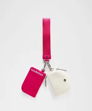 Lululemon Dual Pouch Wristlet Passionate/bone