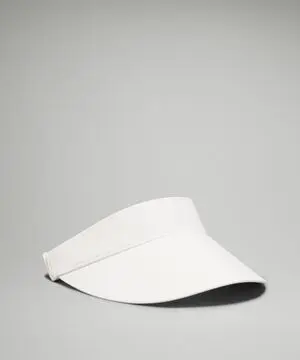 Lululemon Wide Band Running Visor Bone