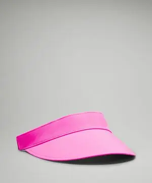 Lululemon Wide Band Running Visor Pow Pink