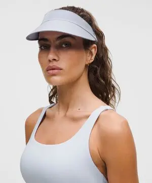 Lululemon Wide Band Running Visor - Serene Blue