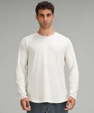 Lululemon License To Train Long-Sleeve Shirt Heathered Bone