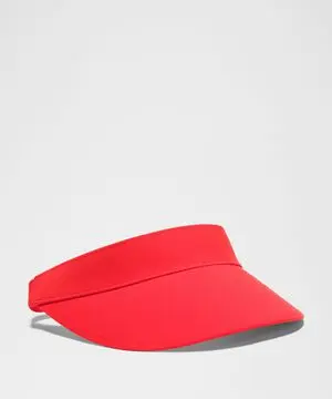 Lululemon Fast Paced Wide Band Running Visor Lululemon Red