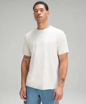 Lululemon License To Train Relaxed-Fit Short-Sleeve Shirt Bone