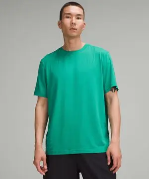 Lululemon License To Train Relaxed-Fit Short-Sleeve Shirt Cascadia Green