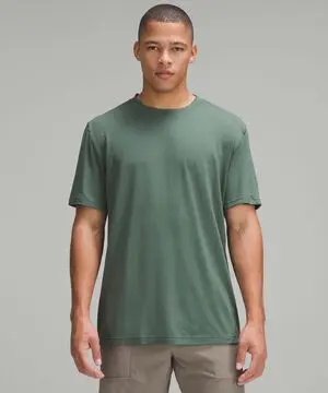 Lululemon License To Train Relaxed-Fit Short-Sleeve Shirt Dark Forest