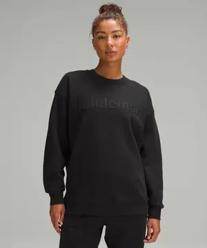 Lululemon Perfectly Oversized Crew Fleece Black