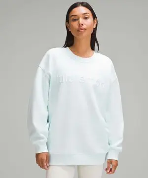 Lululemon Perfectly Oversized Crew Fleece - Sheer Blue