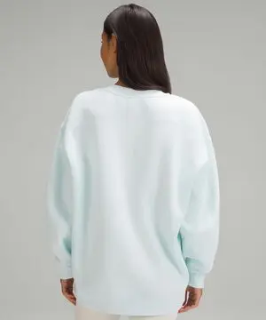 Lululemon Perfectly Oversized Crew Fleece - Sheer Blue