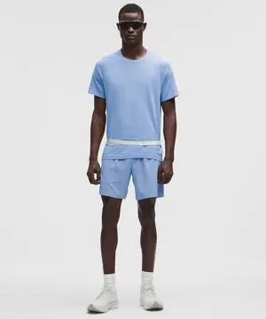 Lululemon Pace Breaker Linerless Short 7 Sinatra Blue