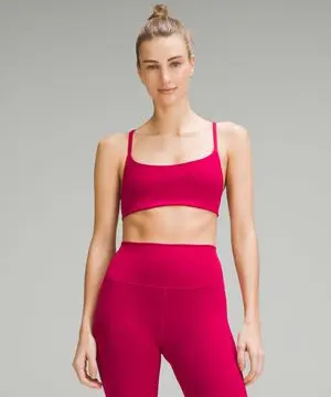 Lululemon Wunder Train Strappy Racer Bra Ruby Red