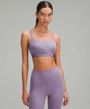 Lululemon Super-soft Adjustable Recovery Bra Light Support - Purple Ash