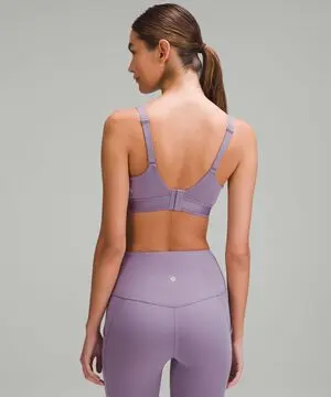 Lululemon Super-soft Adjustable Recovery Bra Light Support - Purple Ash