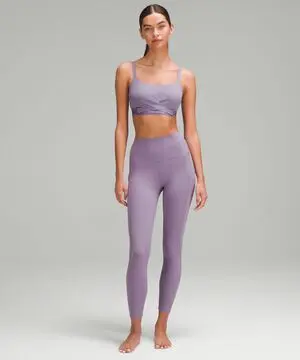Lululemon Super-soft Adjustable Recovery Bra Light Support - Purple Ash