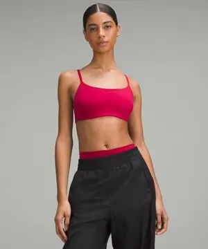 Lululemon Wunder Train Strappy Racer Bra Ruby Red