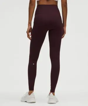 Lululemon Wunder Train High-rise Tight With Pockets 28 - Goodnight Plum