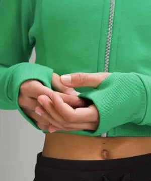 Lululemon Scuba Full-zip Cropped Hoodie