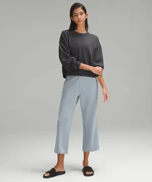 Lululemon Ribbed Softstreme Perfectly Oversized Cropped Crew
