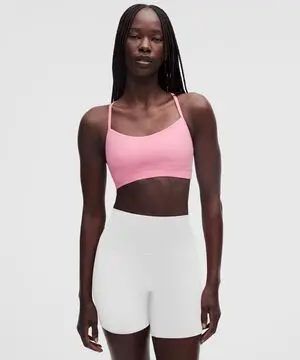 Lululemon Flow Y Bra Nulu Candy Cloud
