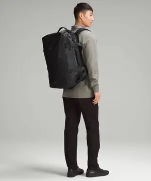 Lululemon 2-in-1 Travel Duffle Backpack 45l - Black
